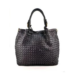 Amara Leder-Shopper "Quattro" in Schwarz - (B)42 x (H)33 x (T)17 cm - 78% | Damen-taschen