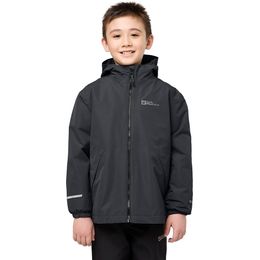 Jack Wolfskin 3in1-Winterjacke "Iceland" in Anthrazit - 39% | Gr&ouml;&szlig;e 104 | Kinderjacken