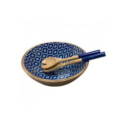 Ard'time Salatbesteck "Majorelle" in Braun/ Blau - (L)30 x (B)7,5 cm - 54% | Gedeckter-tisch
