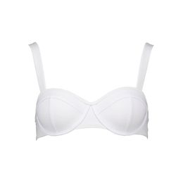 Lascana Bikini-Oberteil in Wei&szlig; - 53% | Gr&ouml;&szlig;e 42D-Cup | Damen-bademode