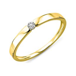 Diamant Exquis Gold-Ring mit Diamanten - 76% | Gr&ouml;&szlig;e 50 | Schmuck