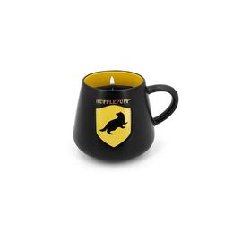 Harry Potter Duftkerze "Harry Potter Cup Hufflepuff" in Schwarz/ Gelb - 275 g - 57% | Kerzen-vasen