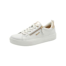 Tamaris Sneaker Damen Gr&ouml;&szlig;e 42 gold / wei&szlig;