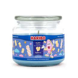 Haribo Duftkerze "Haribo Fluffy Clouds" in Hellblau - 300 g - 34% | Kerzen-vasen