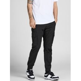 Jack & Jones Jack & Jones Cargohose "Paul" in Schwarz - 77% | Gr&ouml;&szlig;e W29/L32 | Herrenhosen