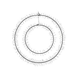 Markslj&ouml;d LED-Weihnachtsdekoration "Double" in Schwarz - &Oslash; 50 cm - 40% | Wohndekoration