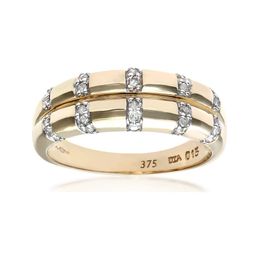 Revoni Gold-Ring mit Diamanten - 76% | Gr&ouml;&szlig;e 52 | Schmuck