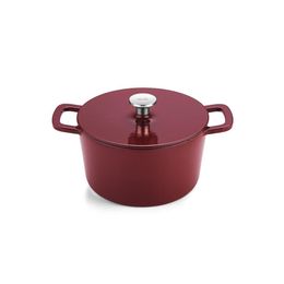 Fissler 2tlg. Gusseisen-Br&auml;ter "Moments" in Rot - &Oslash; 24 cm - 32% | Kochgeschirr