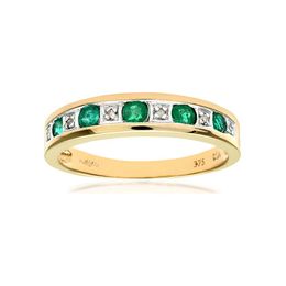 Revoni Gold-Ring mit Diamanten - 75% | Gr&ouml;&szlig;e 48 | Schmuck