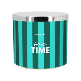 Mad Candle Duftkerze ''Me Time'' in Gr&uuml;n/ T&uuml;rkis - 400 g - 39% | Kerzen-vasen