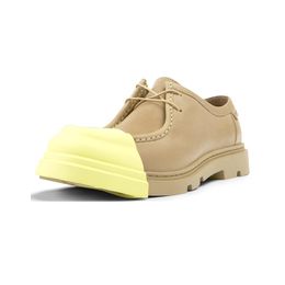 Camper Schn&uuml;rschuh ' Junction ' Damen Gr&ouml;&szlig;e 38 beige / gelb