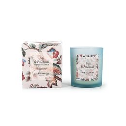 Laura Ashley Duftkerze ''Laura Ashley - Iris & Patchouli'' in Hellblau - 200 g - 44% | Kerzen-vasen