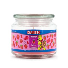 Haribo Duftkerze "Haribo Strawberry Happiness" in Rot - 300 g - 34% | Kerzen-vasen