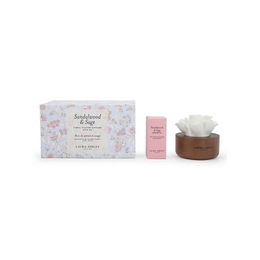 Laura Ashley 2tlg. Set: Duftblume ''Laura Ashley - Sandalwood & Sage'' - 10 ml - 46% | Kerzen-vasen