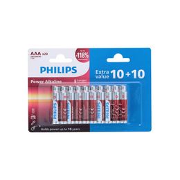 Philips AAA-Batterien LR03 - 20 St&uuml;ck - 29% | Technikzubehoer