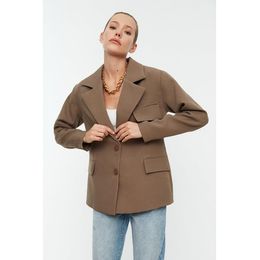 Trendyol Blazer in Taupe - 58% | Gr&ouml;&szlig;e 38 | Damenjacken