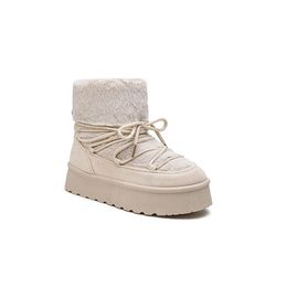 Foreverfolie Winterboots in Beige - 65% | Gr&ouml;&szlig;e 41 | Damen-stiefel