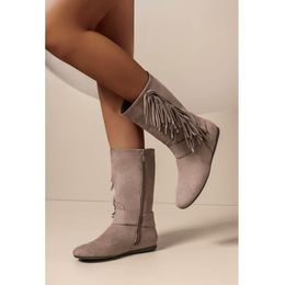 C'M Boots in Beige - 69% | Gr&ouml;&szlig;e 36 | Damen-stiefel