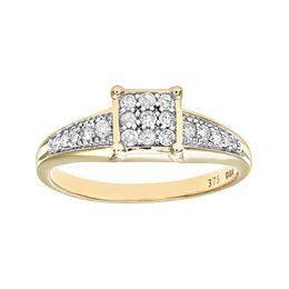 Revoni Gold-Ring mit Diamanten - 76% | Gr&ouml;&szlig;e 56 | Schmuck