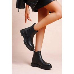 Foreverfolie Boots in Schwarz - 66% | Gr&ouml;&szlig;e 39 | Damen-stiefel