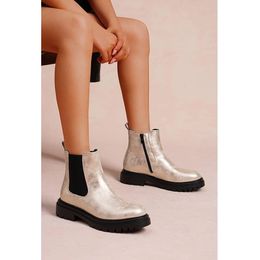 Foreverfolie Boots in Gold - 67% | Gr&ouml;&szlig;e 36 | Damen-stiefel