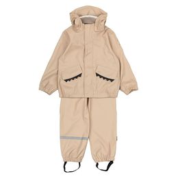 Mikk-line 2tlg. Regenoutfit in Beige - 57% | Gr&ouml;&szlig;e 122 | Kinder-outdoor-jacken