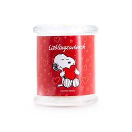 PEANUTS Duftkerze "Lieblingsmensch" in Rot - 250 g - 39% | Kerzen-vasen