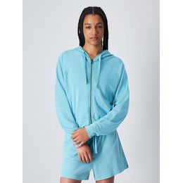 Champion Sweatjacke in Hellblau - 68% | Gr&ouml;&szlig;e L | Damen-sweatshirts-jacken