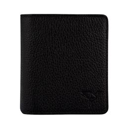 BAGmori Leder-Geldb&ouml;rse in Schwarz - (B)10 x (H)9 x (T)2 cm - 75% | Herren-portemonnaies-etuis