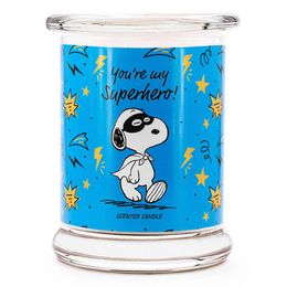 PEANUTS Duftkerze ''PEANUTS You're my superhero'' in Blau - 250 g - 36% | Kerzen-vasen