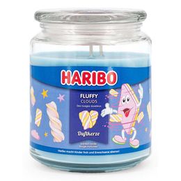 Haribo Duftkerze "Haribo Fluffy Clouds " in Hellblau - 510 g - 44% | Kerzen-vasen