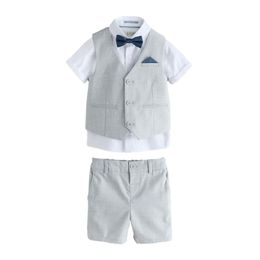 Baker by Ted Baker Set Jungen Gr&ouml;&szlig;e 92 grau / wei&szlig;
