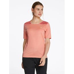 Ziener Fahrradtrikot "Nadelia" in Lachs - 65% | Gr&ouml;&szlig;e 40 | Damen-outdoor-tops-shirts
