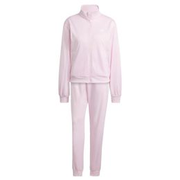 adidas Sportswear Trainingsanzug 'Essentials Feel Cozy' Damen Gr&ouml;&szlig;e S rosa / wei&szlig;
