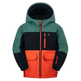 Kamik Winterjacke ''Koda'' in Gr&uuml;n/ Orange - 26% | Gr&ouml;&szlig;e 122 | Kinderjacken