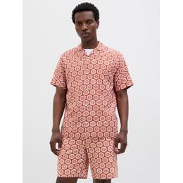 Jack & Jones Jack & Jones Hemd in Rot/ Rosa - 57% | Gr&ouml;&szlig;e M | Herren-plussize