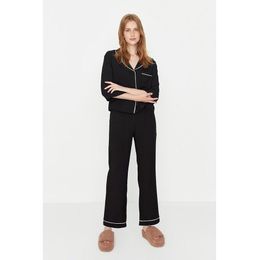 Trendyol Pyjama in Schwarz - 55% | Gr&ouml;&szlig;e 40 | Damen-loungewear