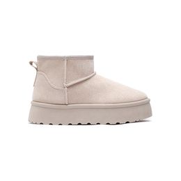 Foreverfolie Winterboots in Beige - 62% | Gr&ouml;&szlig;e 36 | Damen-stiefel