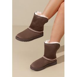 C'M Winterboots in Braun - 65% | Gr&ouml;&szlig;e 37 | Damen-stiefel