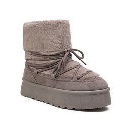 Foreverfolie Winterboots in Grau - 67% | Gr&ouml;&szlig;e 40 | Damen-stiefel