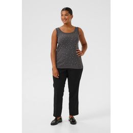 Kaffe curve Top "Carina" in Grau - 51% | Gr&ouml;&szlig;e M | Damen-tops