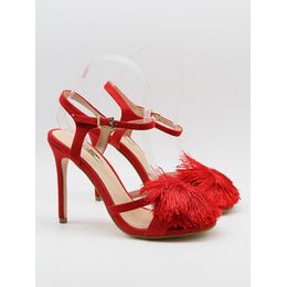 Bellucci Sandaletten in Rot - 55% | Gr&ouml;&szlig;e 38 | Damen-sandalen