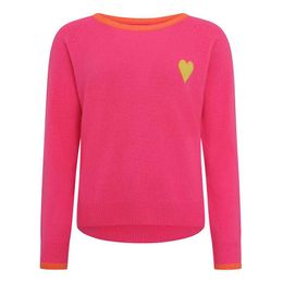 Zwillingsherz Kaschmir-Pullover in Pink - 54% | Gr&ouml;&szlig;e L | Damen-pullover-cardigans