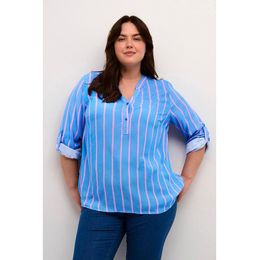 Kaffe Bluse in Hellblau/ Rosa - 59% | Gr&ouml;&szlig;e 52 | Damen-blusen