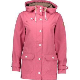Derbe Regenparka "Peninsula" in Pink - 62% | Gr&ouml;&szlig;e 42 | Damen-outdoorjacken