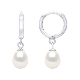 Pearline Silber-Creolen mit Perlen - 82% | Schmuck