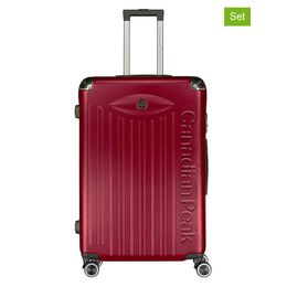 Canadian Peak Hardcase-Trolley "Softlesseak" in Bordeaux - (B)34 x (H)53 x (T)21 cm - 57% | Damen-koffer-reisegepaeck