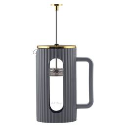 Vialli Design French-Press in Grau - 1 l - 12% | Gedeckter-tisch