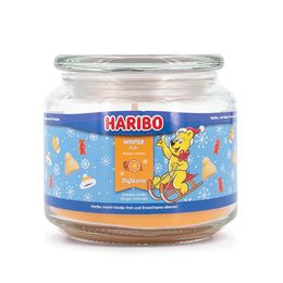 Haribo Duftkerze "Haribo Winter Fun" in Orange - 300 g - 42% | Kerzen-vasen