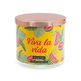 Frida Kahlo Duftkerze "Viva La Vida'' in Gelb - 400 g - 39% | Kerzen-vasen